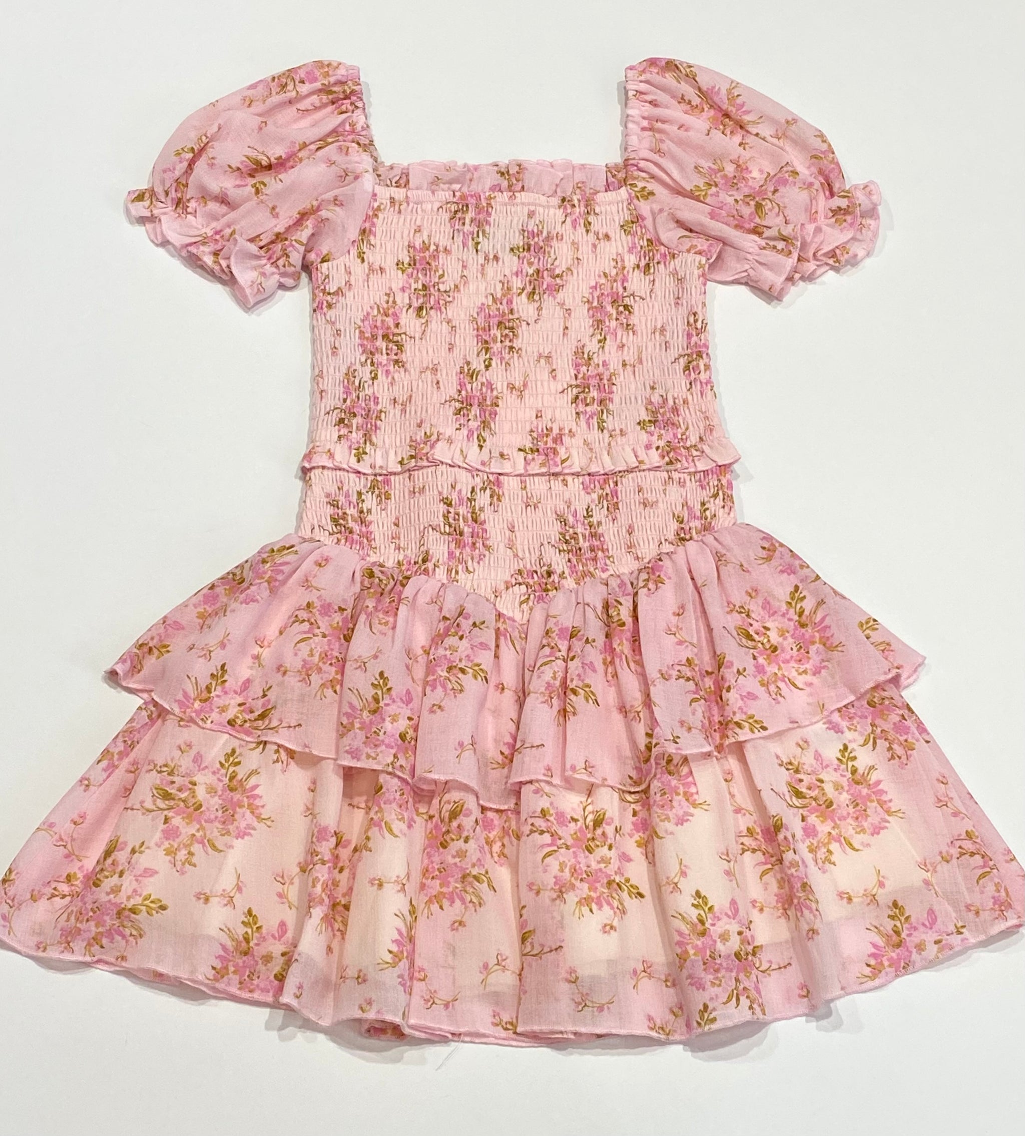 Katie J NYC Girls Tween Lainey Print Dress - Pink Bouquet – I Love ...